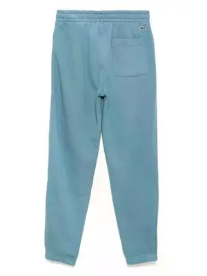 Lacoste Logo-embossed Fleece Joggers - Blue