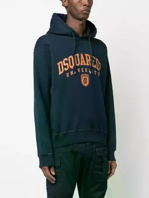 Dsquared2 University-print Drawstring Hoodie