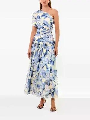 NICHOLAS Gaia Midi Dress - Blue