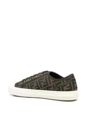 Fendi Jacquard-logo Low-top Sneakers