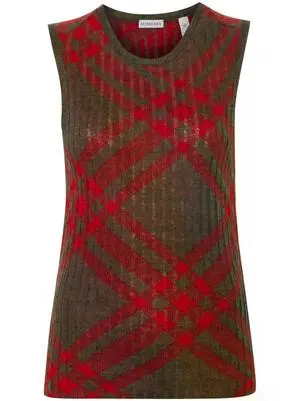 Burberry Checks Camis Tanks For Women
