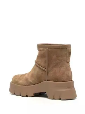 GIANVITO ROSSI Shearling-lined Suede Boots