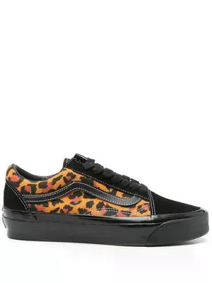 VANS Premium Old Skool Leopard-print Sneakers