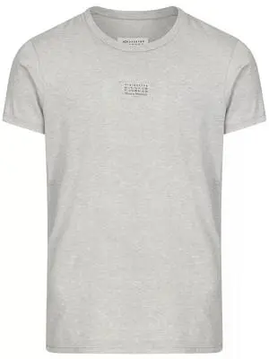MAISON MARGIELA Numbers-motif T-shirt - Grey