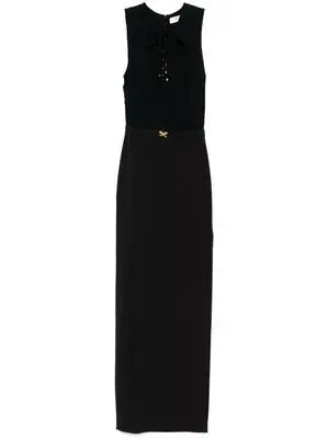 Elisabetta Franchi Button Detailed Evening Dresses