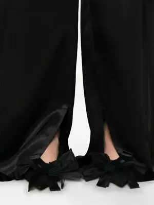 JIL SANDER Pleated Wide-leg Trousers - Black