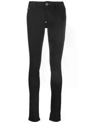 Philipp Plein High-rise Skinny Jeggings - Black