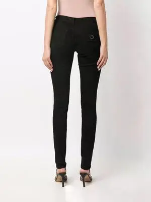 Philipp Plein High-rise Skinny Jeggings - Black