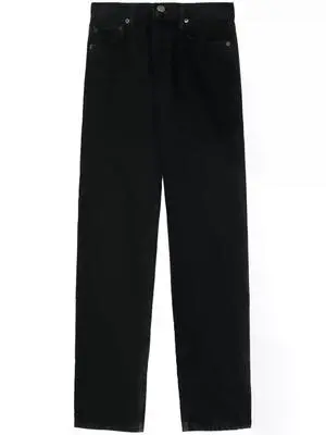 Agolde Black Wash Pants For Women