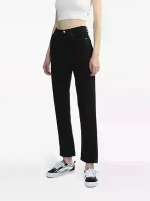 AGOLDE 90's Pinch Waist Straight-leg Jeans - Black