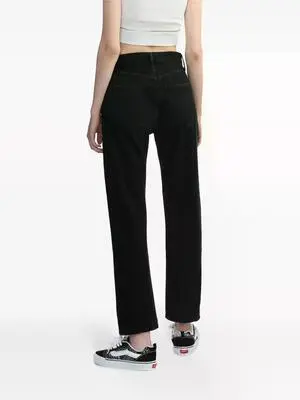 AGOLDE 90's Pinch Waist Straight-leg Jeans - Black
