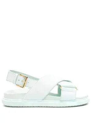 Marni Fussbett Slingback Sandals - Blue