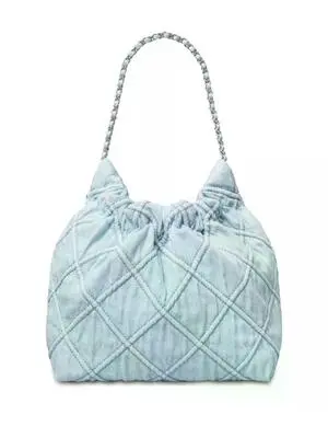 Tory Burch Fleming Mini Denim Crossbody Bag