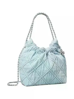 Tory Burch Fleming Mini Denim Crossbody Bag