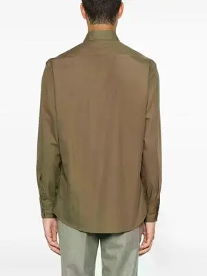 Zegna Cotton Shirt - Brown