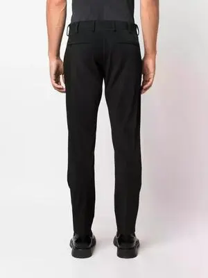 PT TORINO Straight-leg Tailored Trousers - Black
