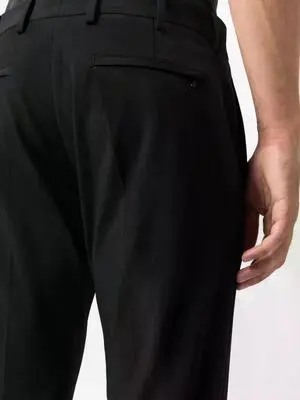 PT TORINO Straight-leg Tailored Trousers - Black