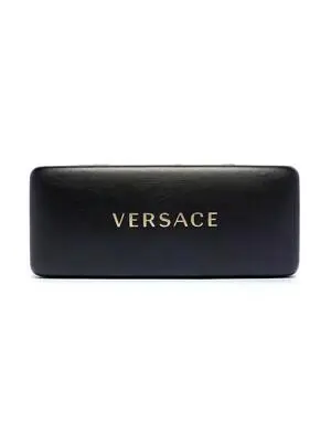Versace Pilot-frame Sunglasses With Greca Detailing