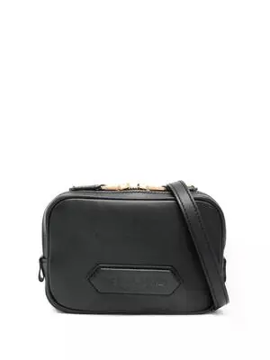 TOM FORD Leather Messenger Bag - Black