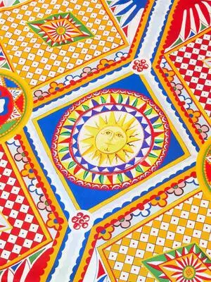Dolce & Gabbana Carretto-print Silk Quilt Blanket