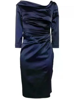 Talbot Runhof Cocktail Asymmetric Dress