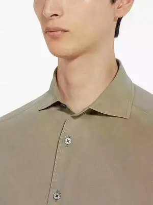 Zegna Silk Shirt - Neutrals