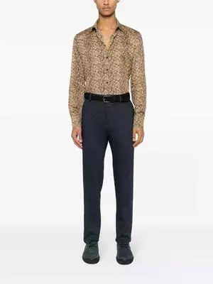 Etro Palm Tree-print Cotton Shirt