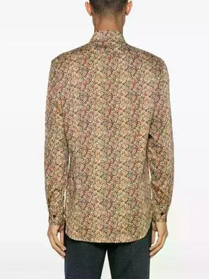 Etro Palm Tree-print Cotton Shirt