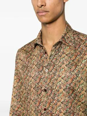 Etro Palm Tree-print Cotton Shirt