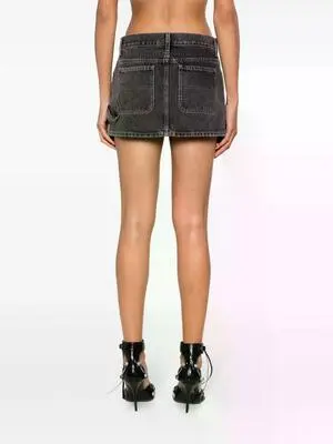 Helmut Lang Carpenter Denim Mini Skirt