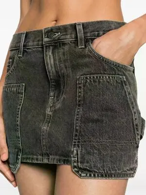 Helmut Lang Carpenter Denim Mini Skirt
