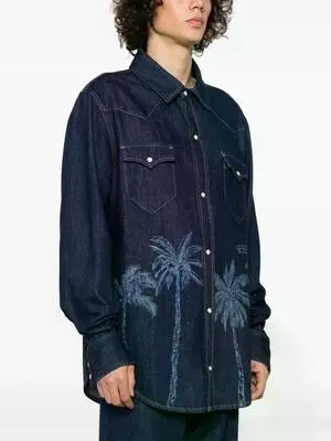 Alanui Graphic-print Cotton Shirt