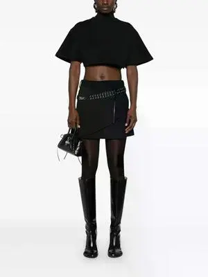 MAISON MARGIELA Pleated Twill Miniskirt
