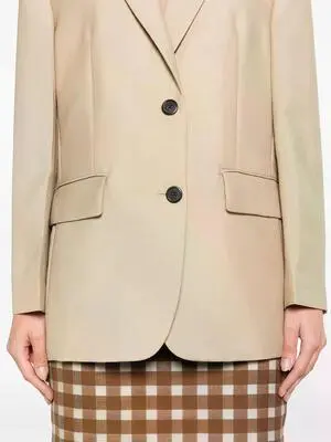 Prada Logo-triangle Single-breasted Blazer