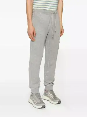 Stone Island Compass Badge Mélange Tapered Trousers - Grey