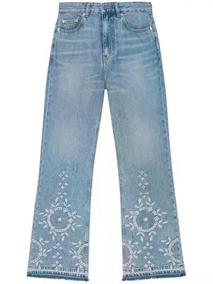 Ganni Whiskering Jeans For Women