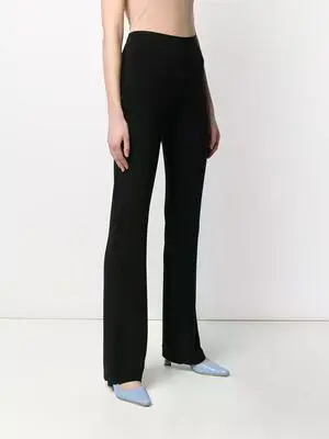 Norma Kamali High Waisted Straight-leg Trousers
