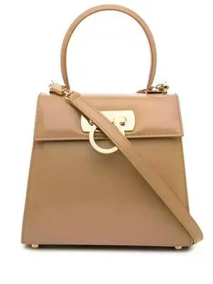 FERRAGAMO Small Iconic Top Handle Bag