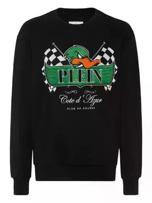 Philipp Plein Embroidered Duck Sweatshirt - Black