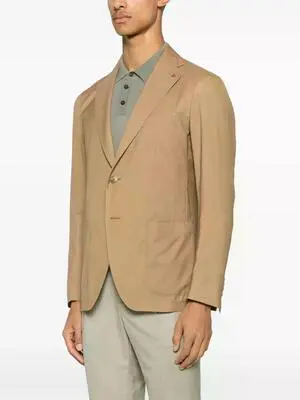 Tagliatore Brooch-detail Blazer - Brown