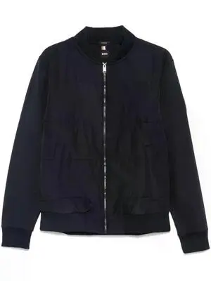 BOSS Logo-patch Bomber Jacket