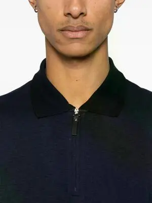 Canali Jersey Polo Shirt - Blue