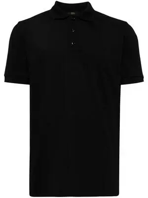 BOSS Paule Stretch-cotton Polo Shirt - Black
