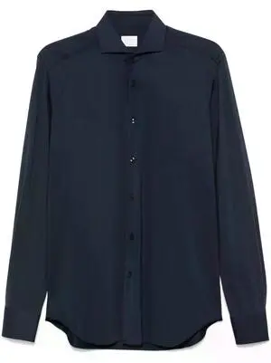 XACUS Spread-collar Shirt - Blue