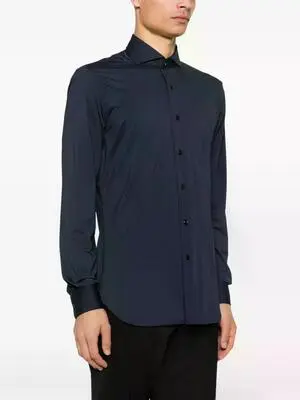 XACUS Spread-collar Shirt - Blue