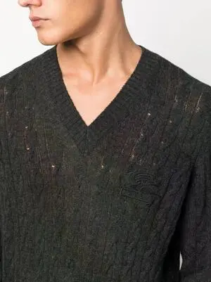 Etro Logo-embroidered Cashmere Jumper