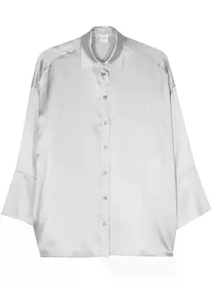 Eleventy Silk Satin Shirt