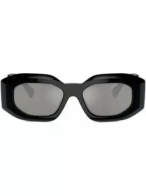 Versace Rectangle-frame Sunglasses - Black