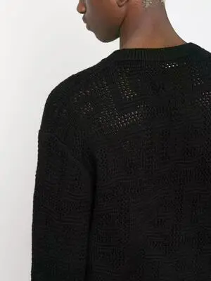 Dolce & Gabbana Logo-jacquard Virgin-wool Jumper