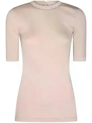 Brunello Cucinelli Monili-embellished T-shirt - Neutrals